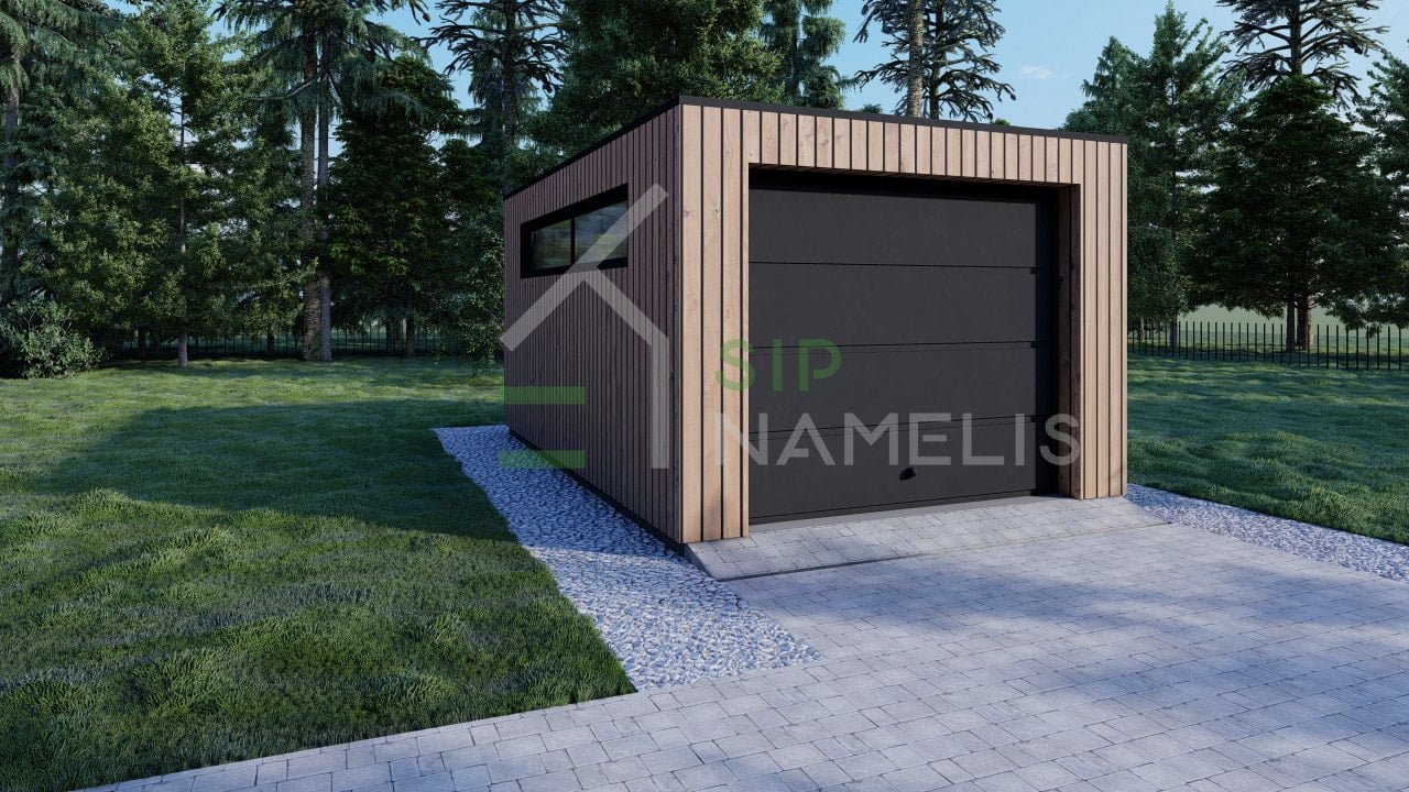 SIP Insulated Garage Dendron 15m² | SipHouse.ie