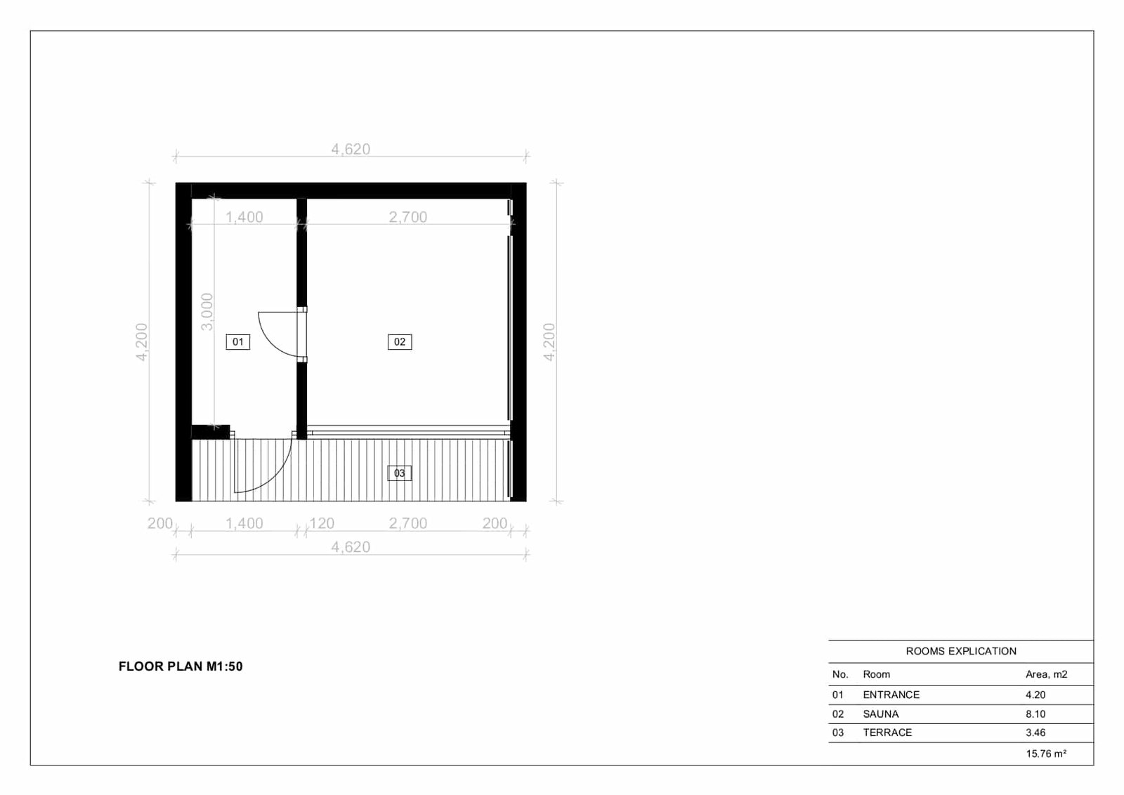 SIP Insulated Sauna Praha 16m² | SipHouse.ie