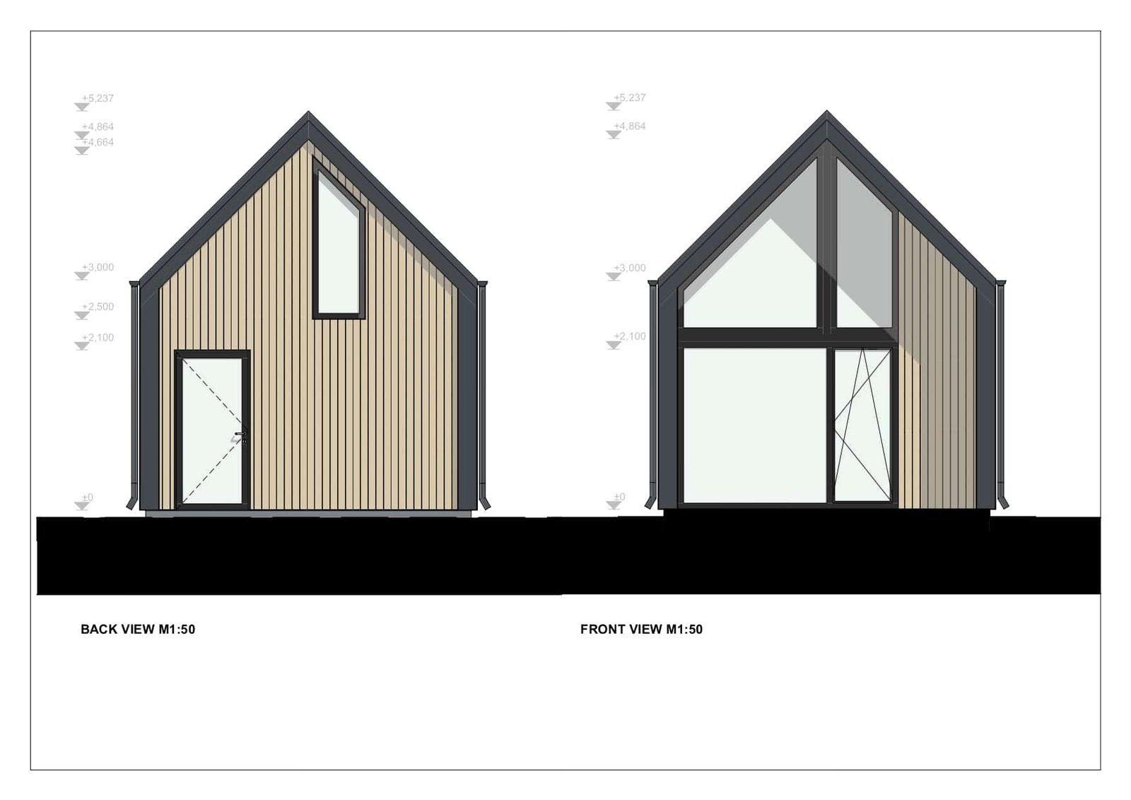 Timber Frame House Paris 43 m² | SipHouse.ie