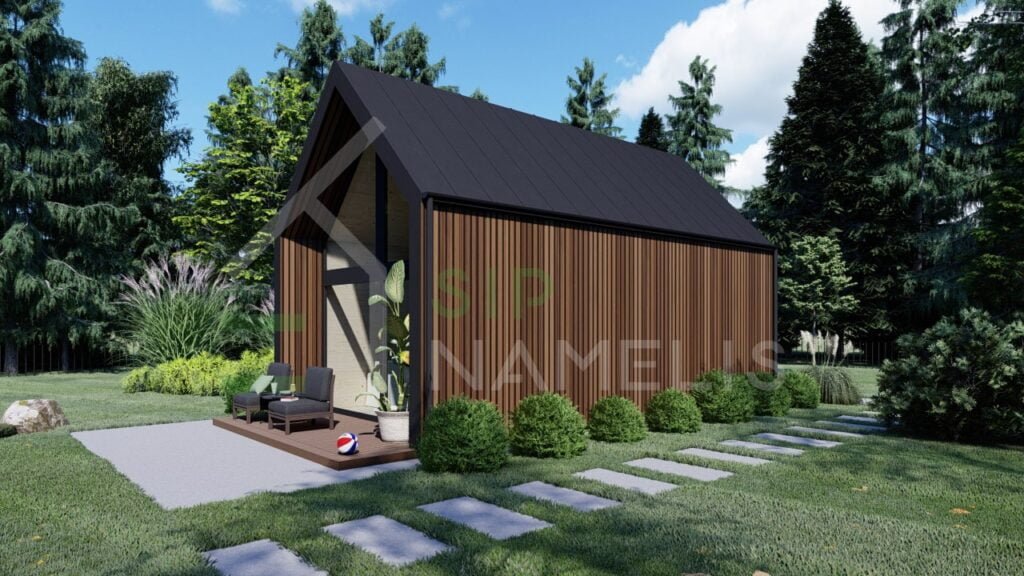 Timber Frame House Paris 43 m² | SipHouse.ie