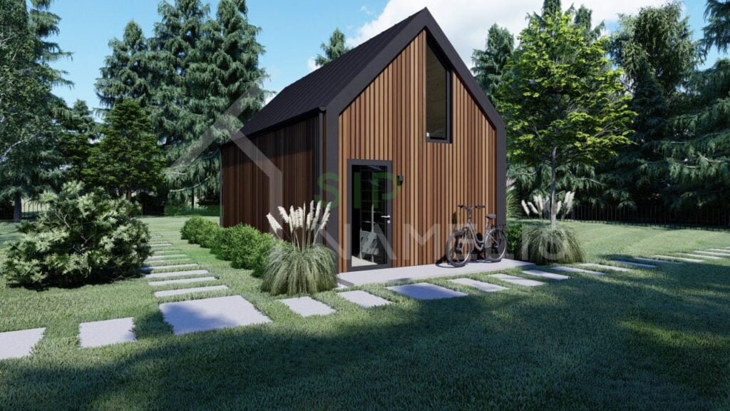 Timber Frame House Paris 43 m² | SipHouse.ie