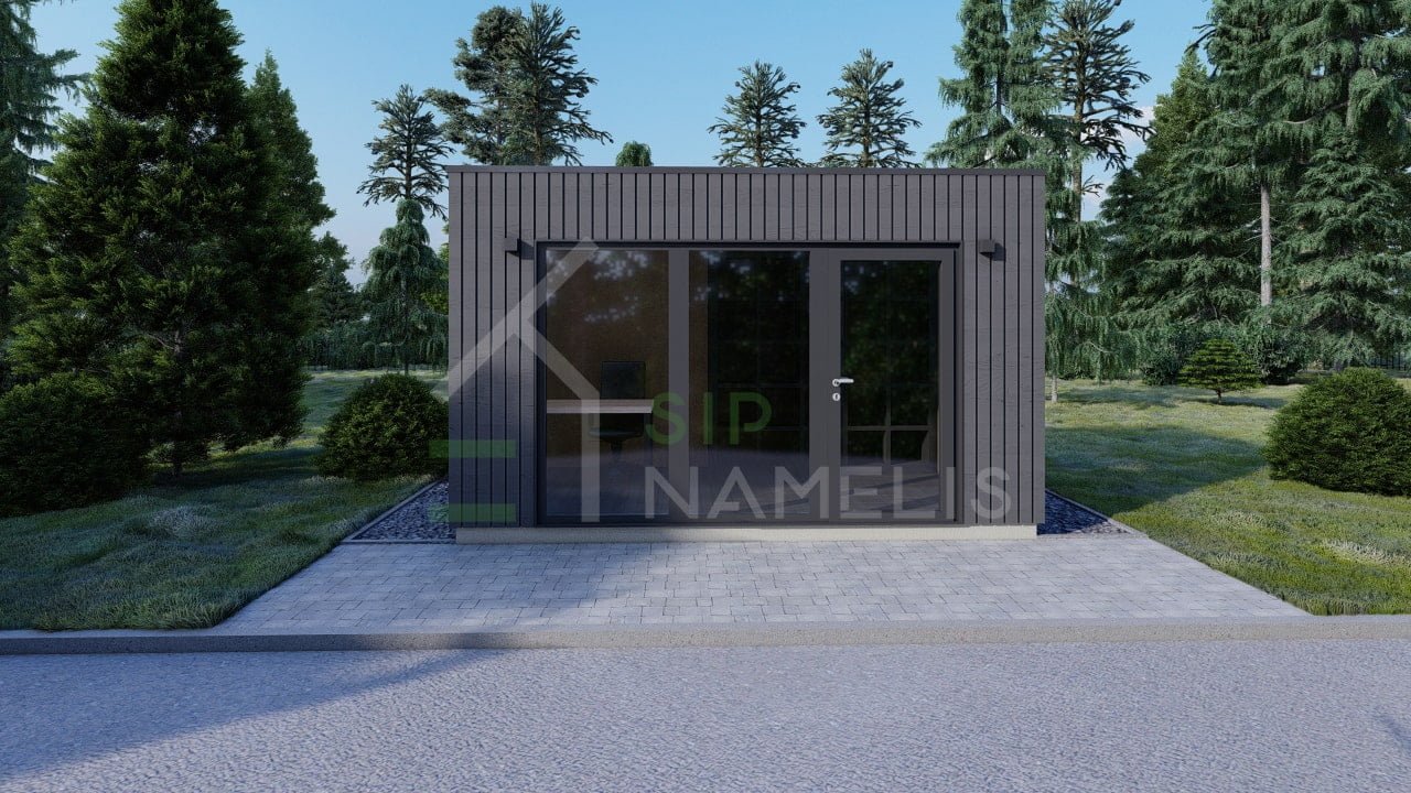 Mobile Portable Garden House Augsburg 9 m² (Assembled) | SipHouse.ie