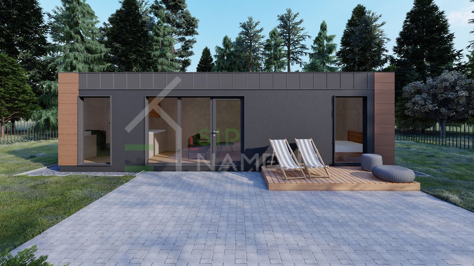 Assembled Container House James 26 m² | SipHouse.ie