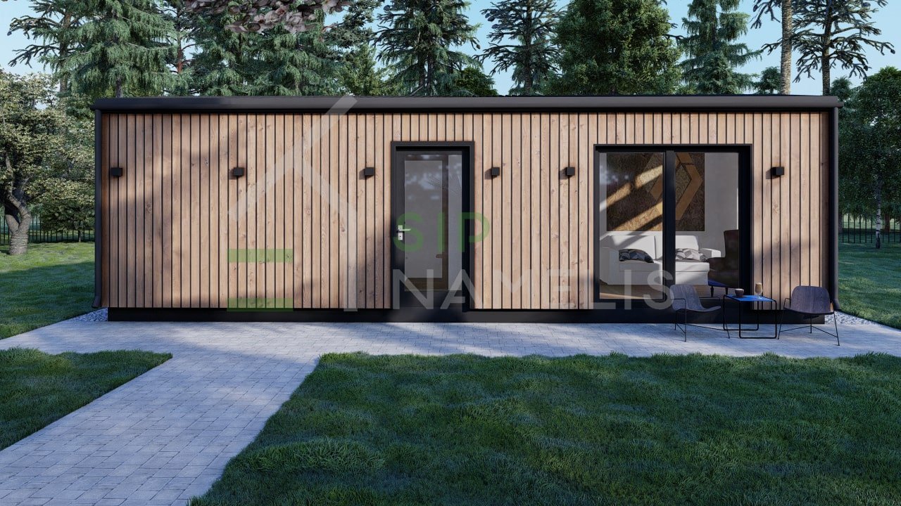 Assembled Mobilus Home Lima 33 m² | SipHouse.ie